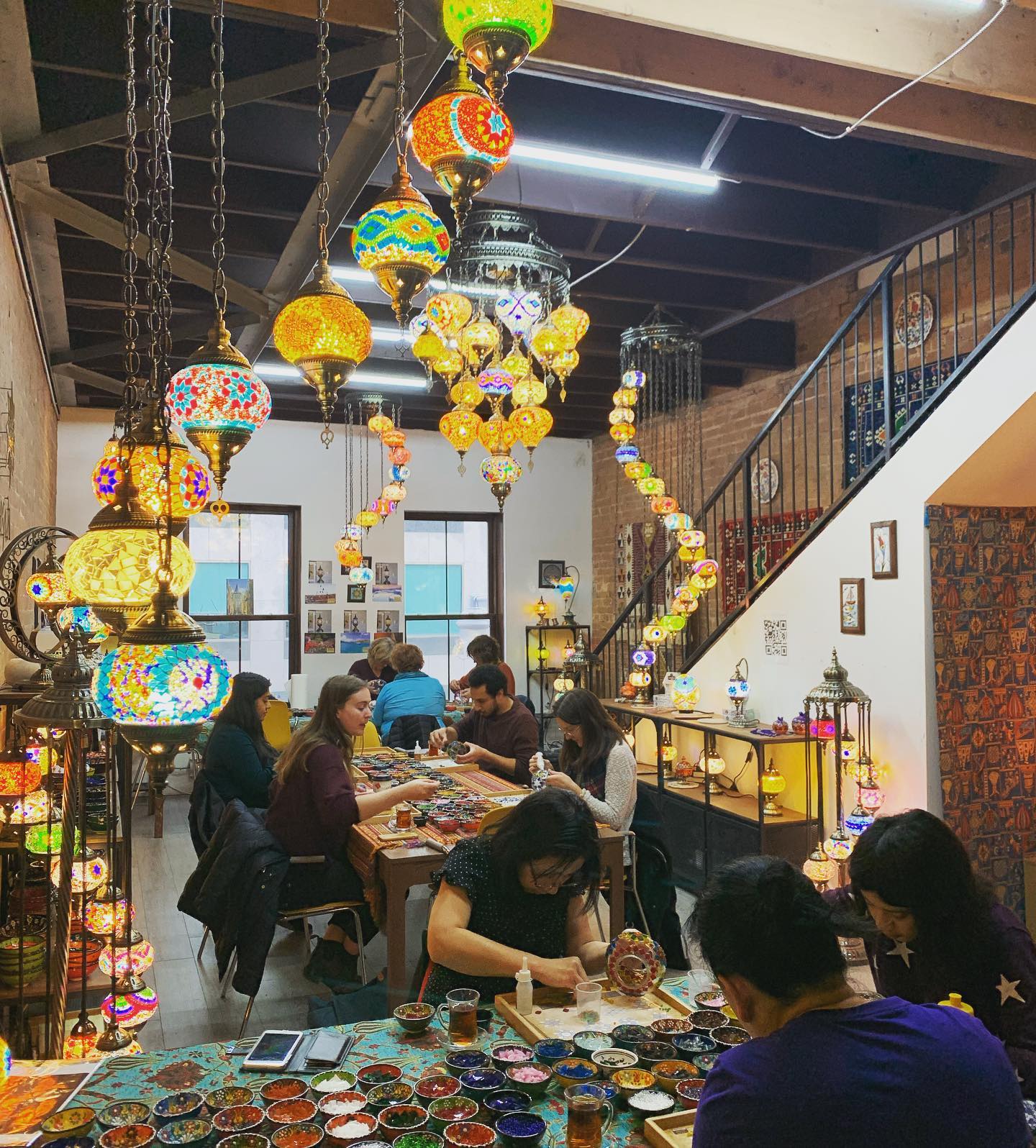 DIY Turkish Lamp Kits for Home Relaxation | Mosaic Art Studio Canada